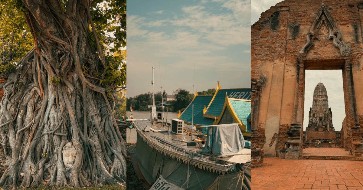 Excursie de o zi în Ayutthaya – tren, temple și mâncare locală